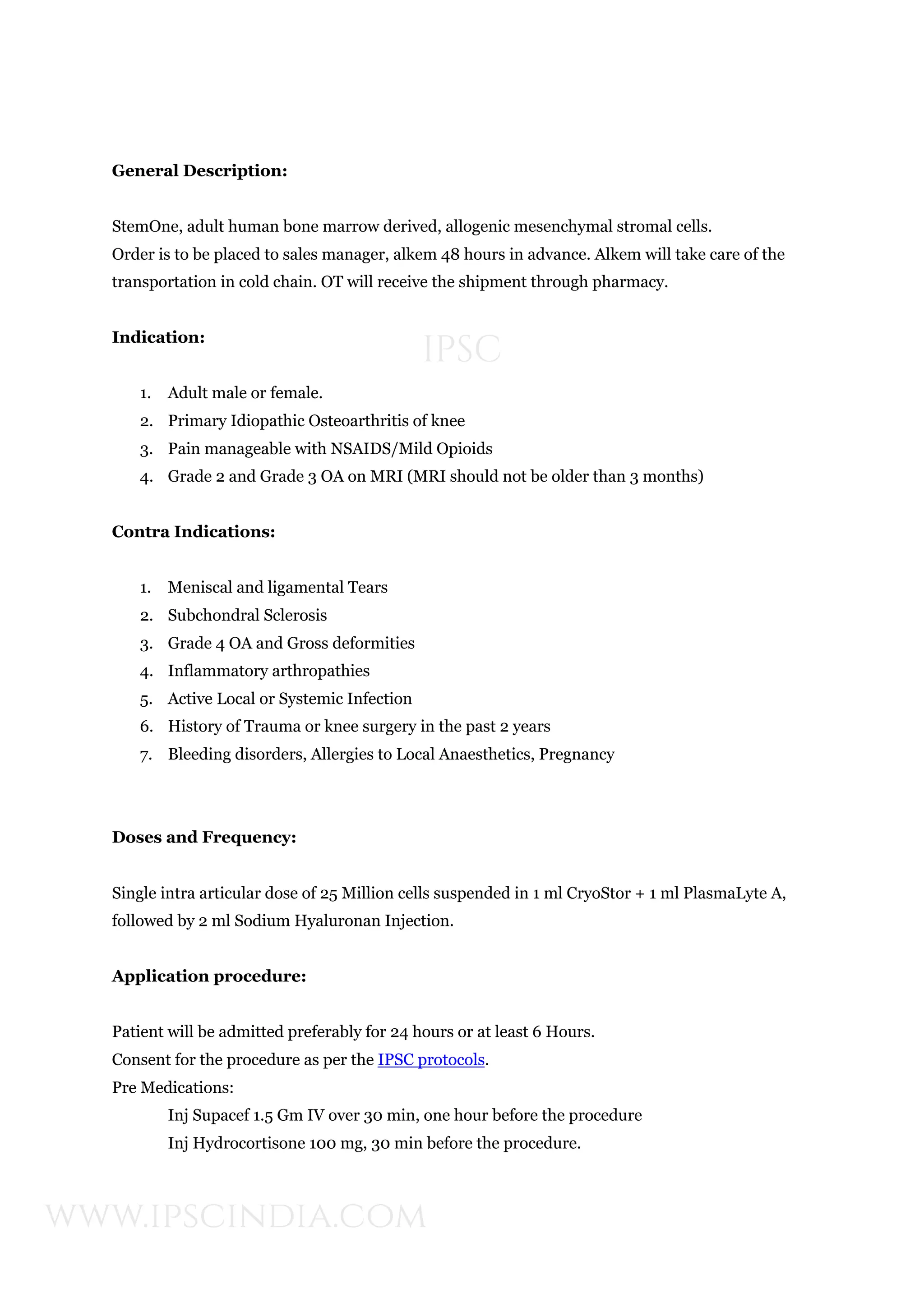 Stem cell treatment- IPSC Pain and Spine Hospitals Protocol.pdf