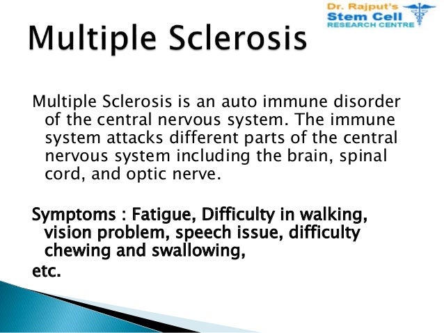Stem Cell Treatment for Multiple Sclerosis | PPTX