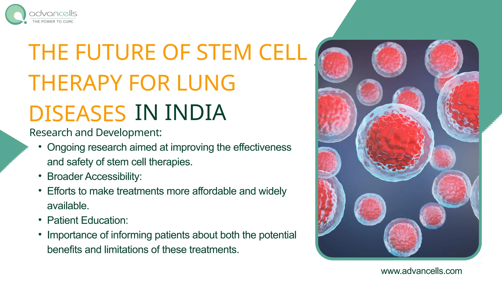 Stem Cell Treatment Options for COPD and Pulmonary Fibrosis in India | PPTX
