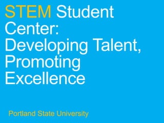 Stem center proposal[1] | PPTX