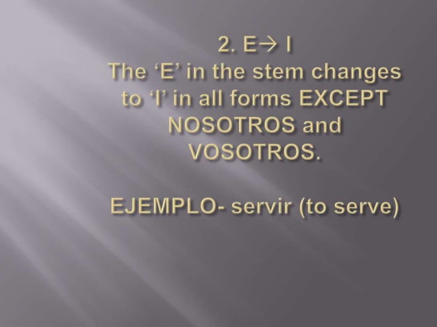 Stem change boot verbs notes | PPTX