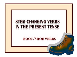 Stem changing Verbs | PPT
