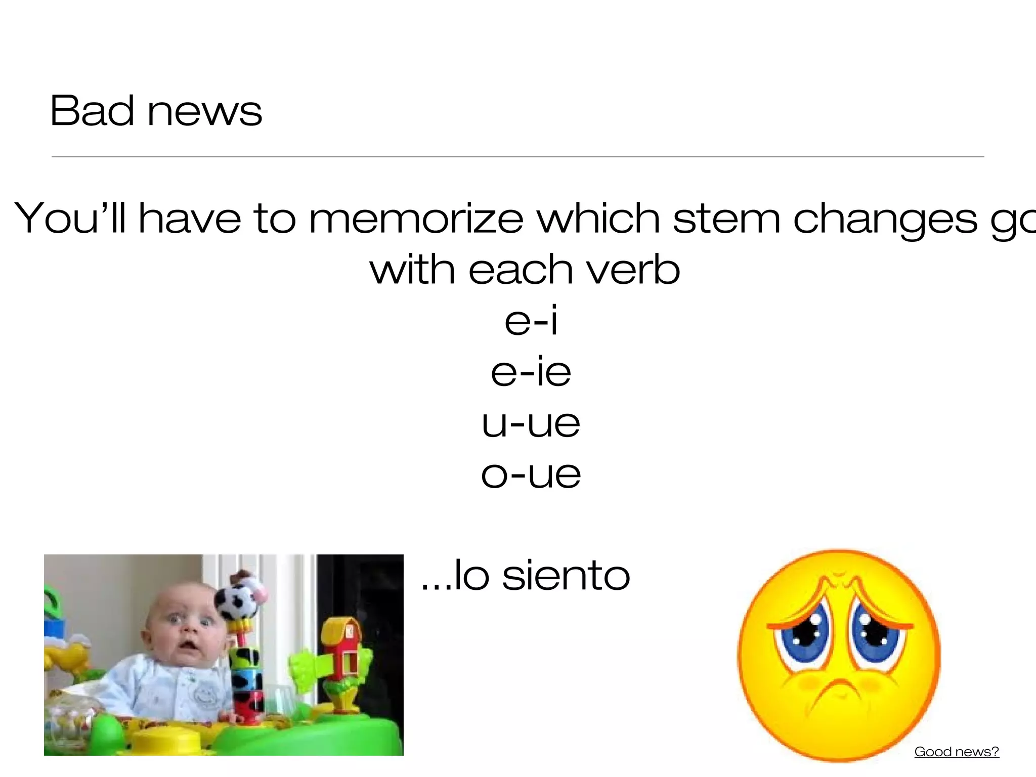 Stem changing verbs | PPT