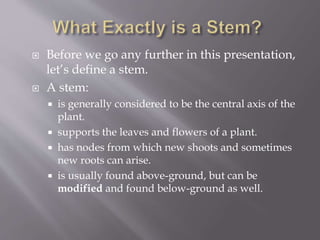 Stem Functions And its modifications | PPTX