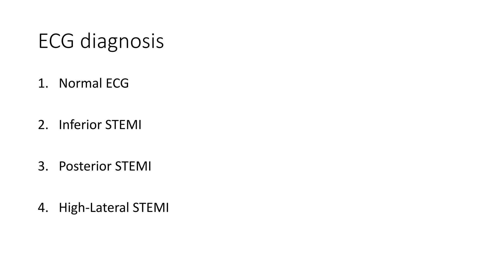 STEMI case scanarios | PPTX