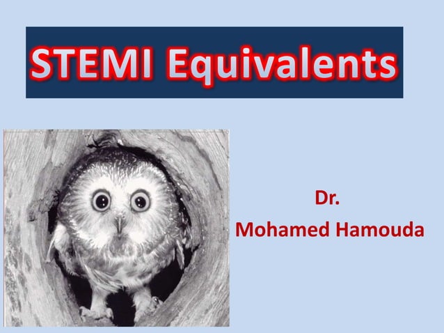 Stemi equivalents | PPT