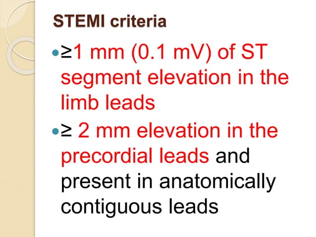 STEMI equivalents- ECG update | PPTX | Heart and Cardiovascular ...