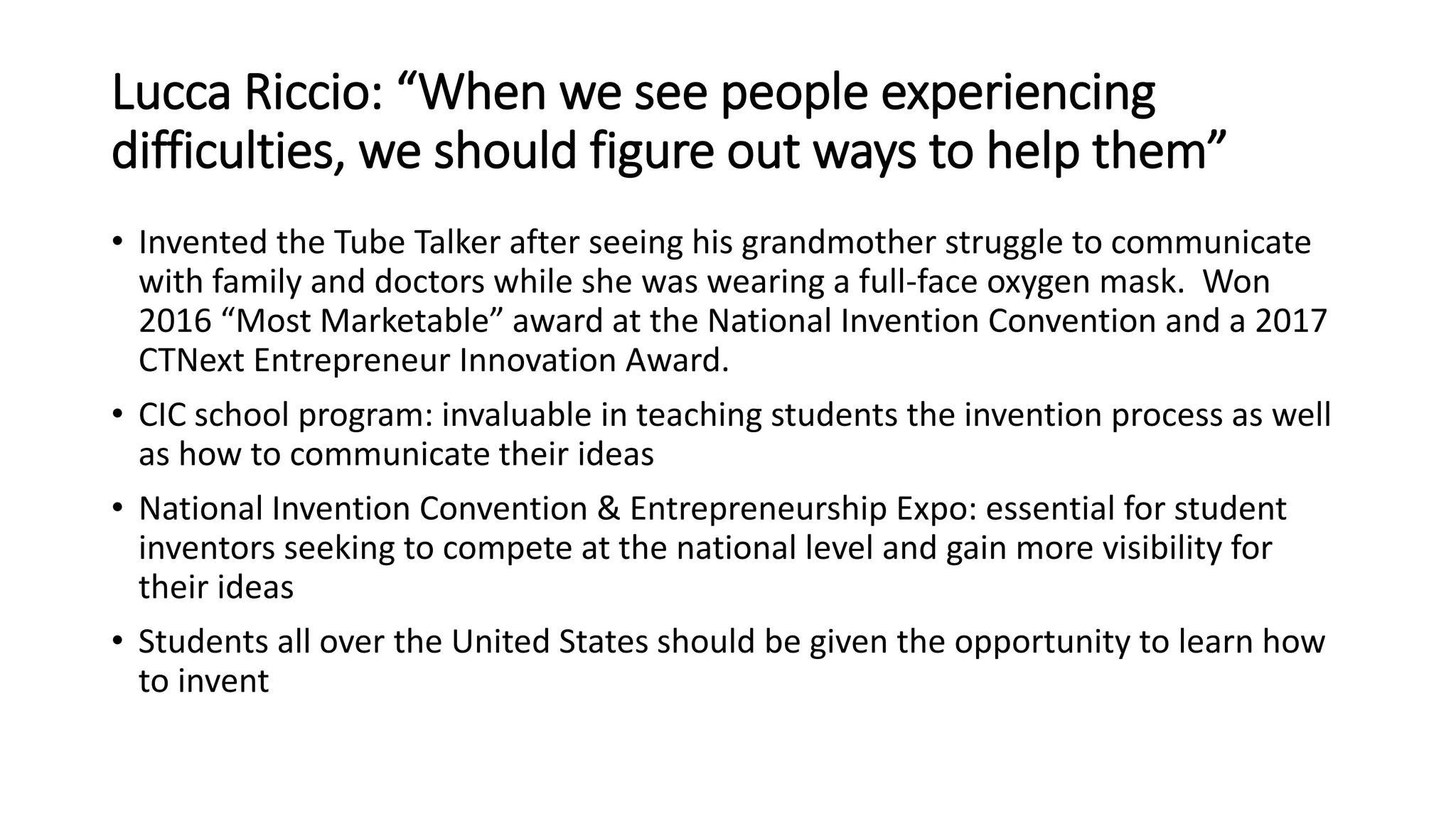 Student Inventors: What We Need in Our Schools | PPT