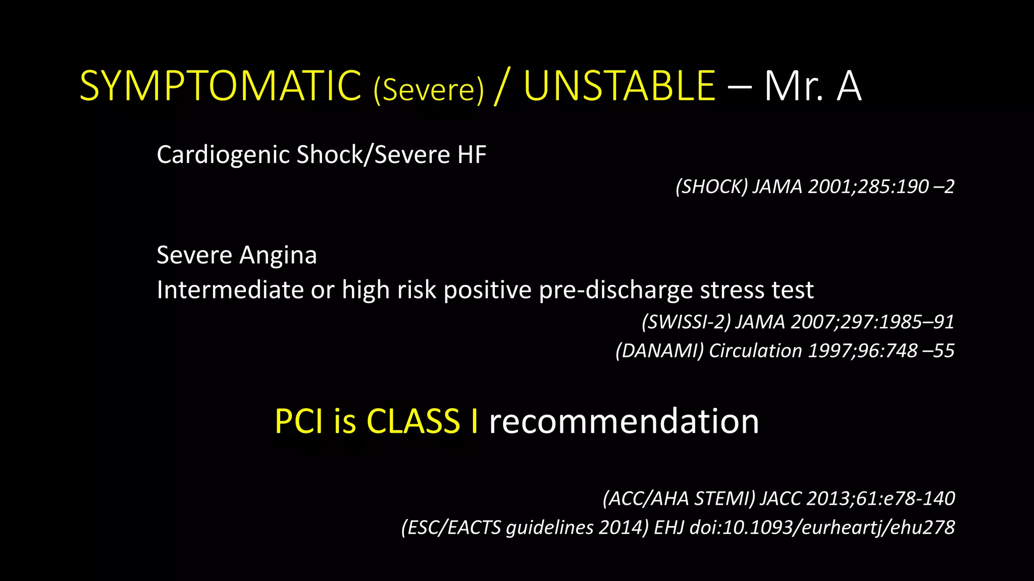 STEMI Late Presentation - Management and practical approach | PPTX