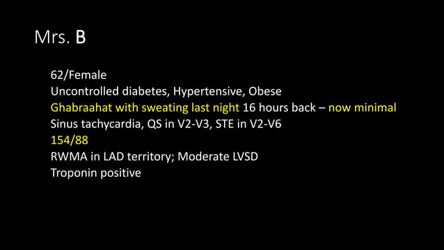 STEMI Late Presentation - Management and practical approach | PPTX ...