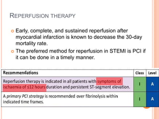 ppt on STEMI IN ICU, FOR acute coronary syndrome | PPTX