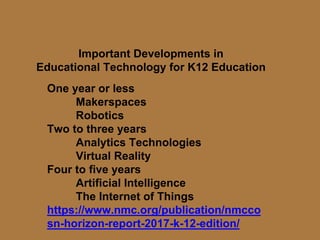 Stem, innovation, makerspaces...what's next | PPT