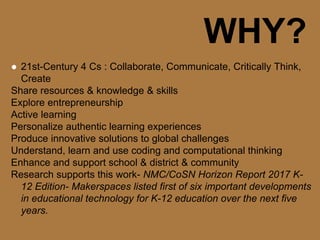 Stem, innovation, makerspaces...what's next | PPT