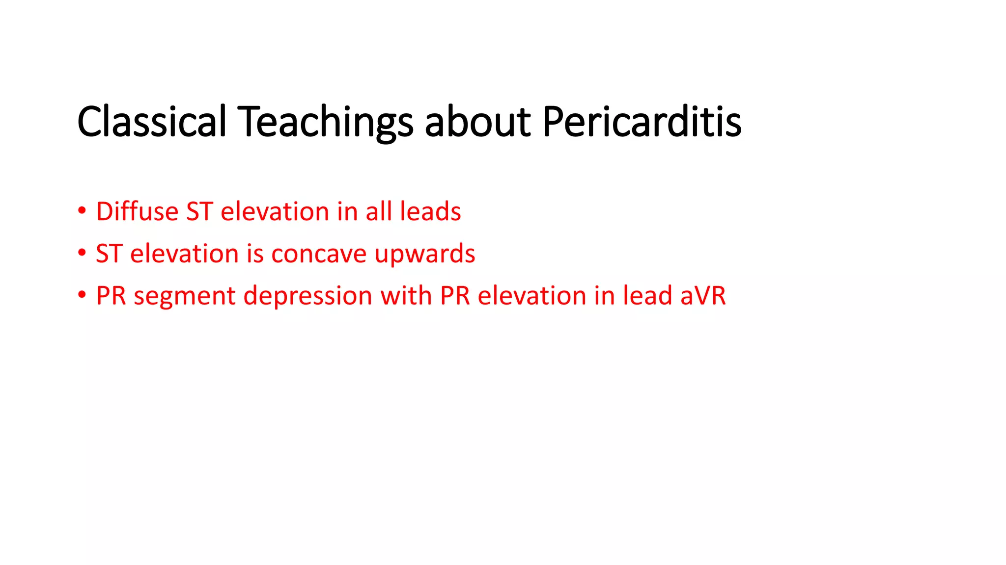Stemi vs pericarditis ECG diagnosis | PPTX