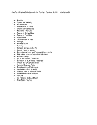 Stem lab | PDF | Chemistry | Science