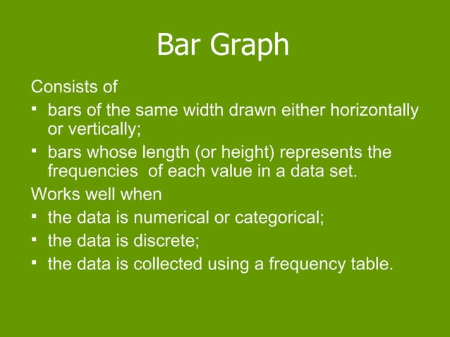 Stem & leaf, Bar graphs, and Histograms | PPT | Maps & Navigation