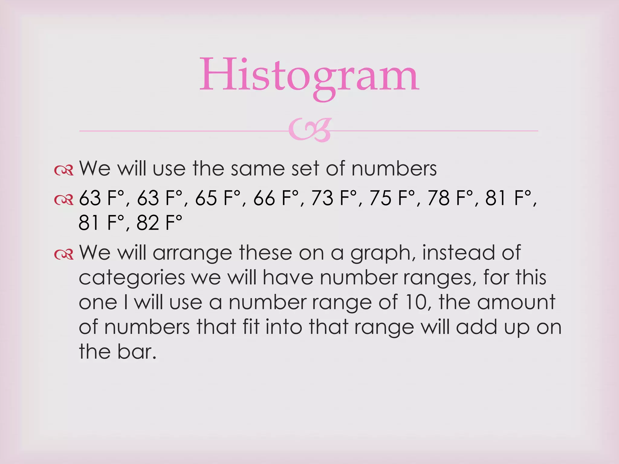 Stem & leaf plots + histograms | PPTX
