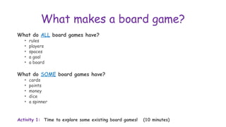 STEM Make own board game Powerpoint for Primary level | PPTX