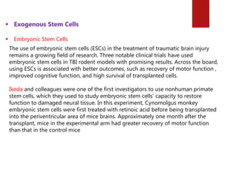 stem cell and Traumatic brain injury | PPTX