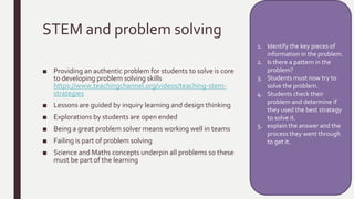 Stem or steam – setting the scene | PPTX