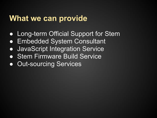 Stem OS Proposal | PPT