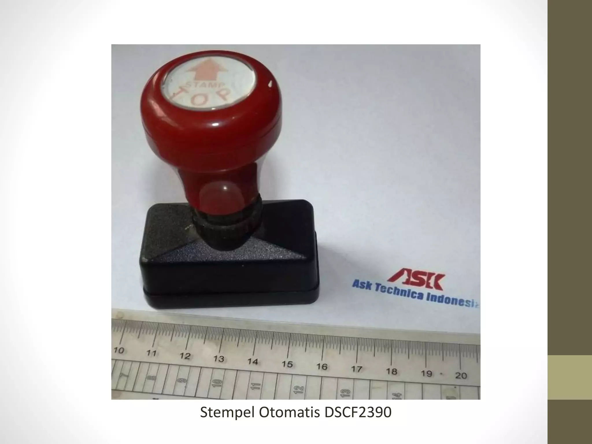 Stempel otomatis multi warna | PPTX