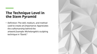 Stem Pyramid Analysis Exploring the Necessity of Context in Art.pptx