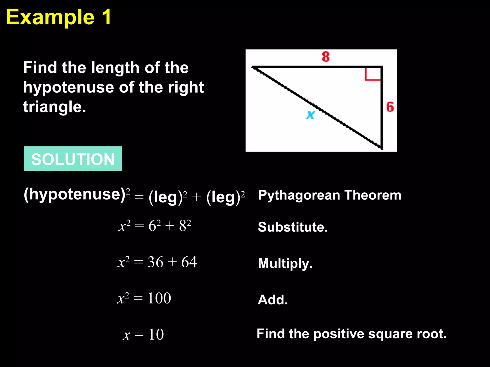 Stem pythagorean theorem introduction | PPT