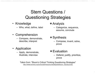 Stem questions | PDF