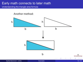 Early Childhood Math Examples - Sybilla Beckmann | PDF
