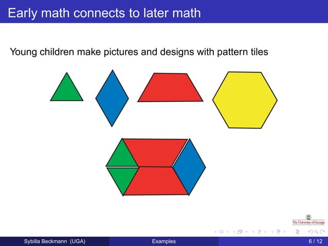 Early Childhood Math Examples - Sybilla Beckmann | PDF