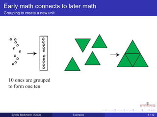 Early Childhood Math Examples - Sybilla Beckmann | PDF