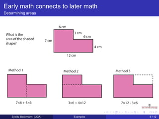 Early Childhood Math Examples - Sybilla Beckmann | PDF