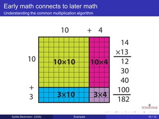Early Childhood Math Examples - Sybilla Beckmann | PPT