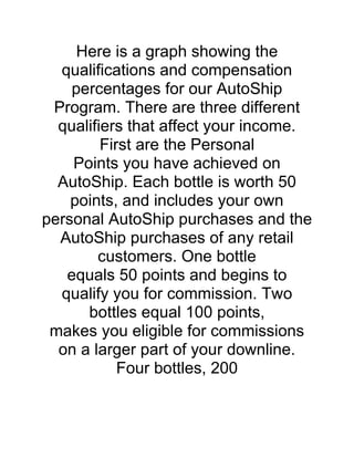 Stemtech income plan ++ | PDF