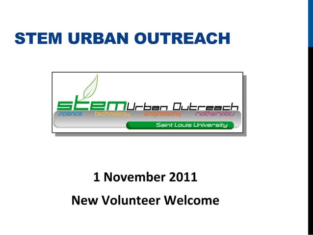STEM Urban Outreach Recruitment | PDF | Undergraduate Education ...