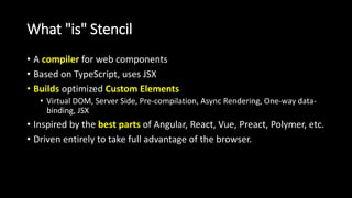Announcing StencilJS | PPT