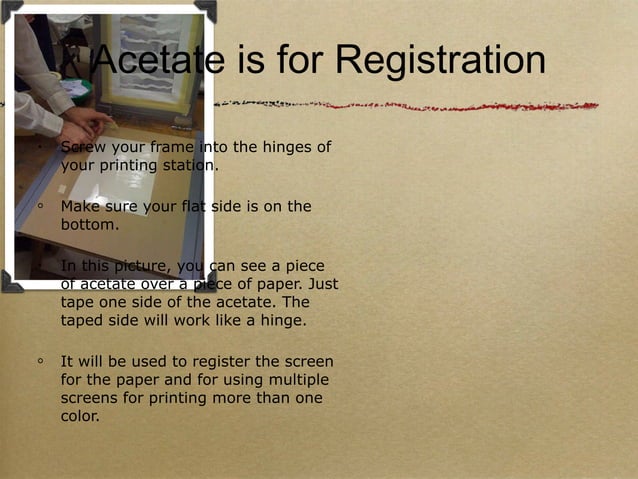 Stencil Cut Screenprinting | PPT