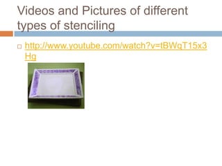 Stenciling | PPTX