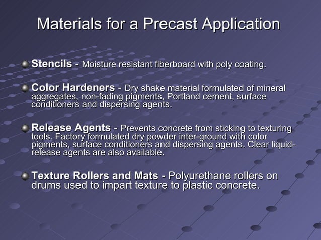 Stenciling Simulated Brick On Precast | PPT