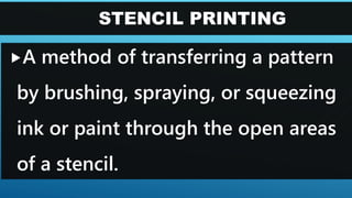 Stencil printing | PPTX