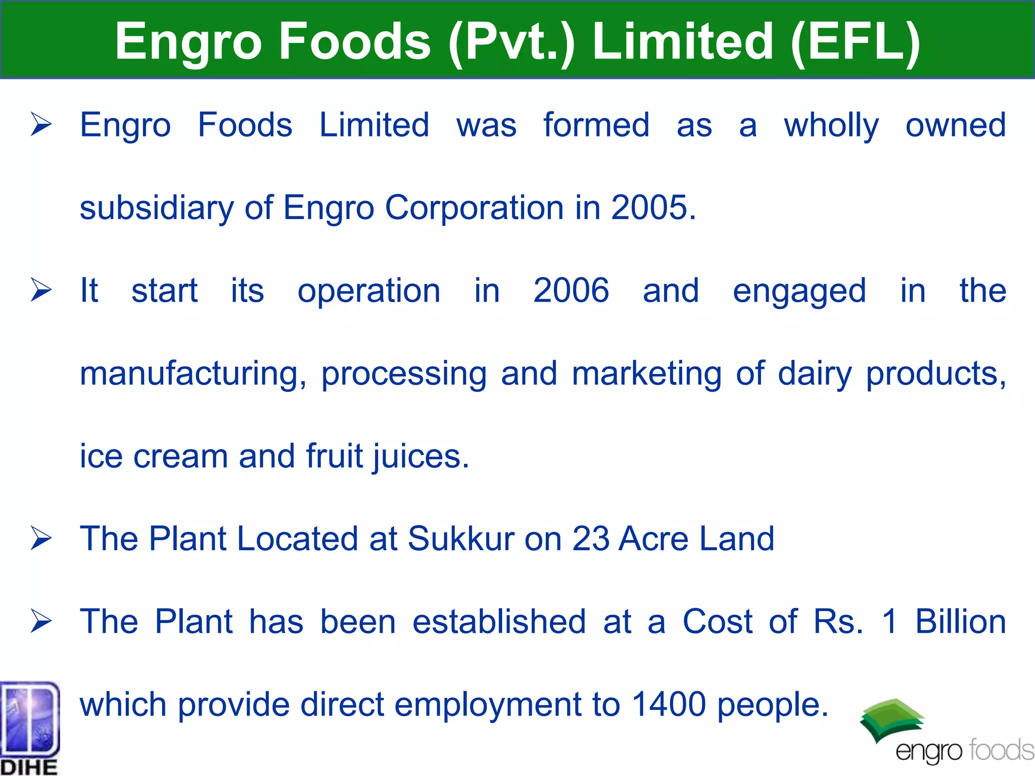 Strategic Management of Engro Foods | PPTX