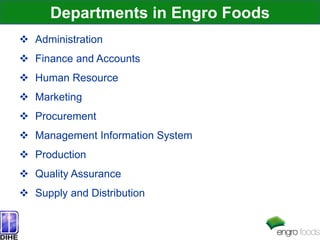 Strategic Management of Engro Foods | PPTX