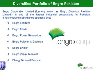 Strategic Management of Engro Foods | PPTX