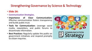 Stengthening Governance by Science and Technology | PDF