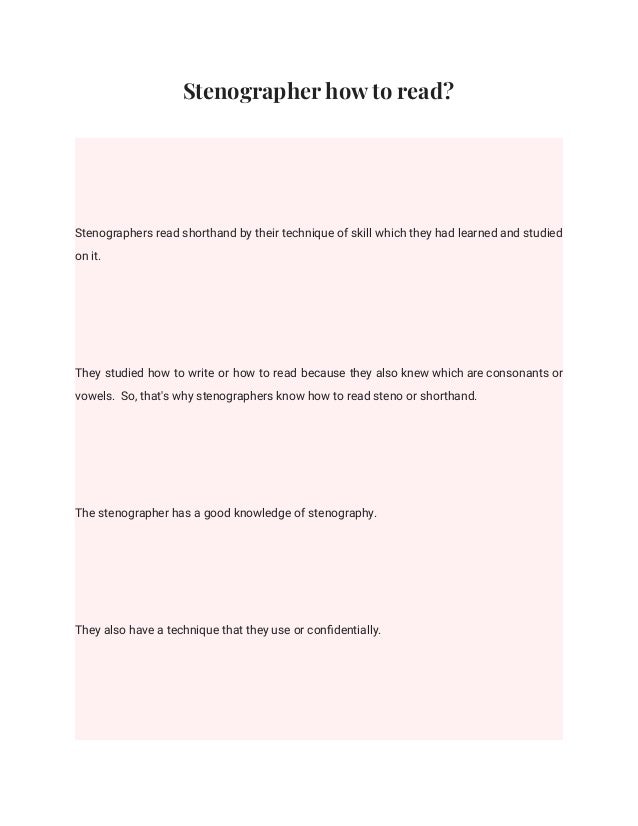 Stenographer how to read.pdf