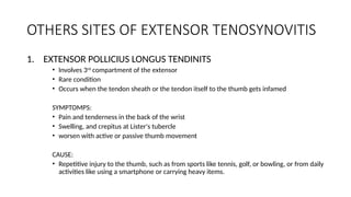 STENOSING TENOSYNOVITIS OF WRIST JOINT.pptx