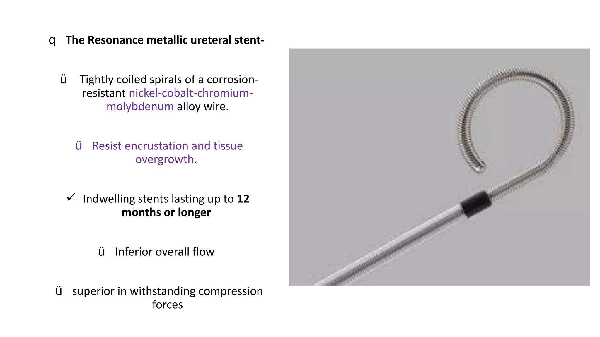 Stents in urology | PPTX