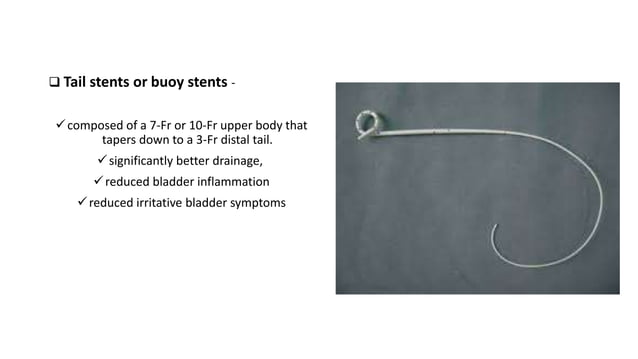 Stents in urology | PPTX | Chemistry | Science