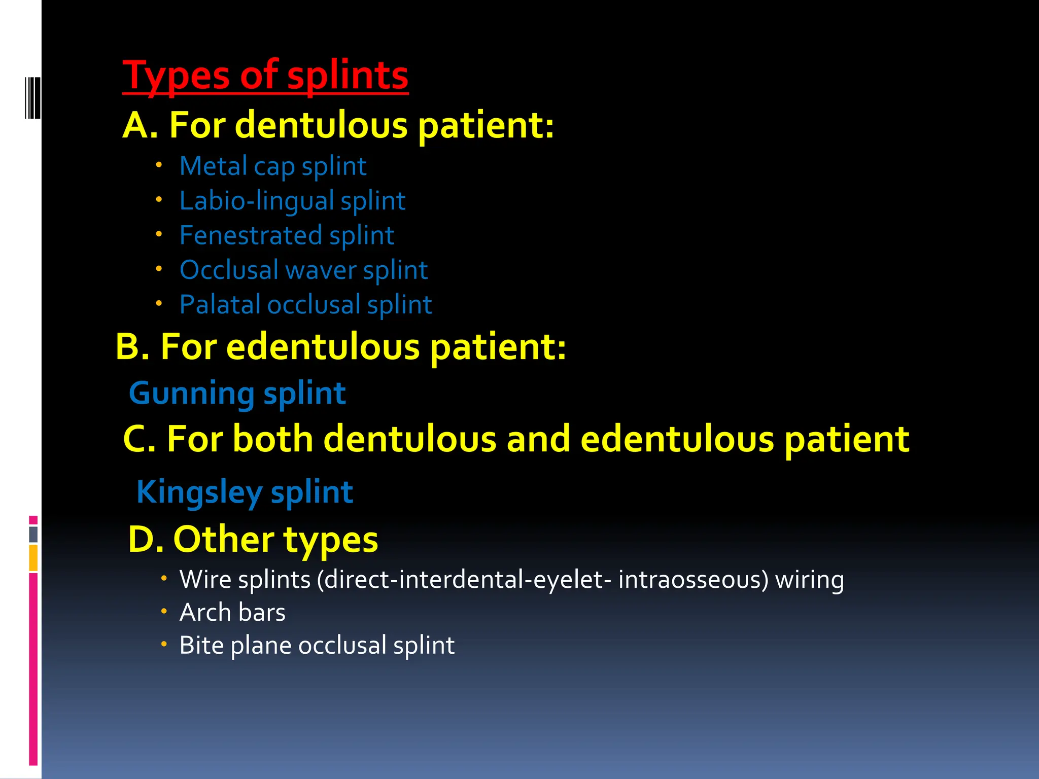 stents-splints.ppt surgical guides ppt s | PPT